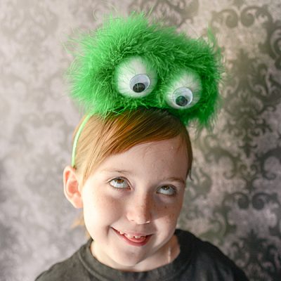 Furry Monster Headband | Fun Family Crafts