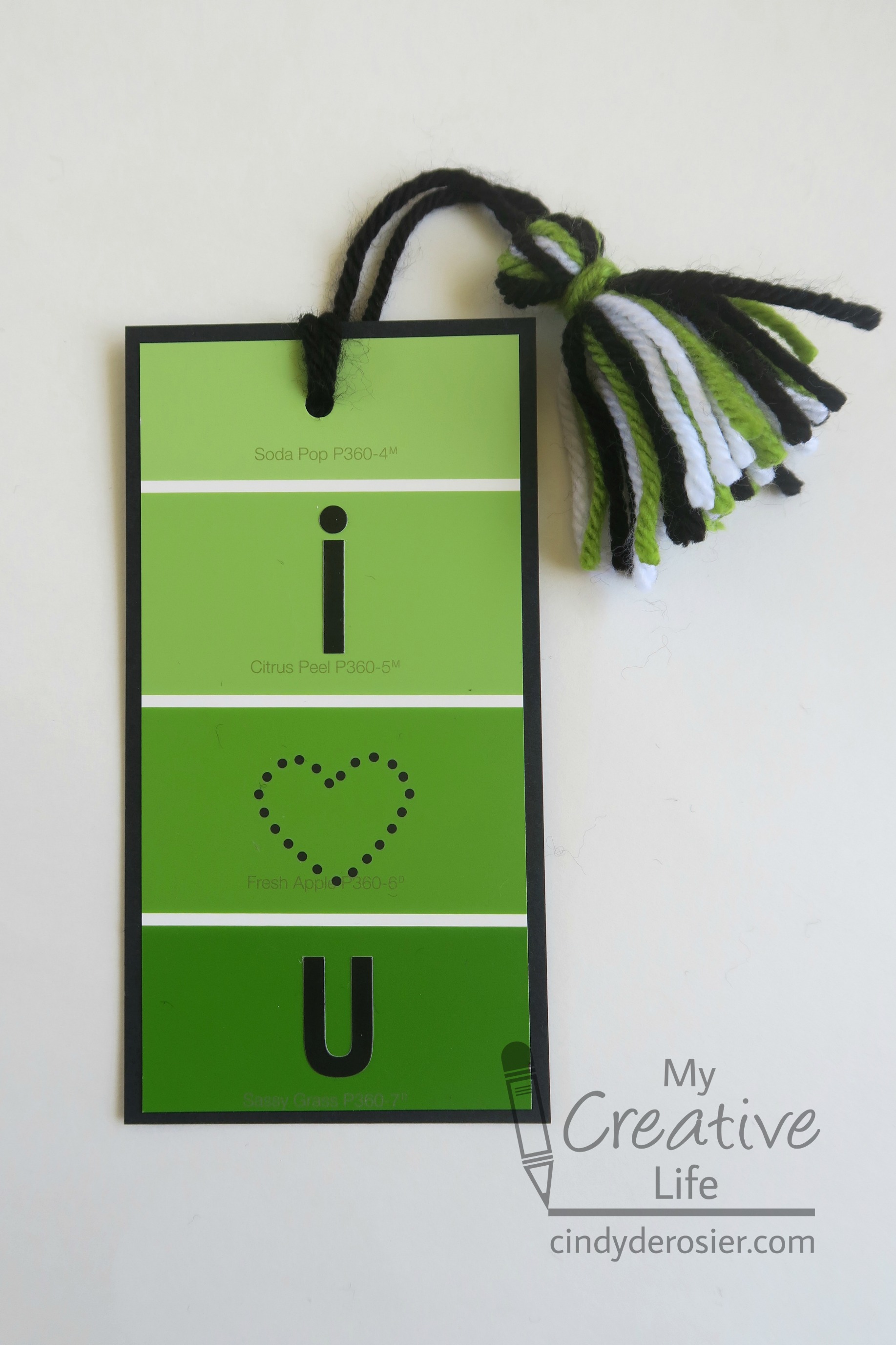 Paint Chip Bookmark | Fun Family Crafts