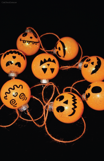 Jack-o’-Lantern Halloween Garland | Fun Family Crafts
