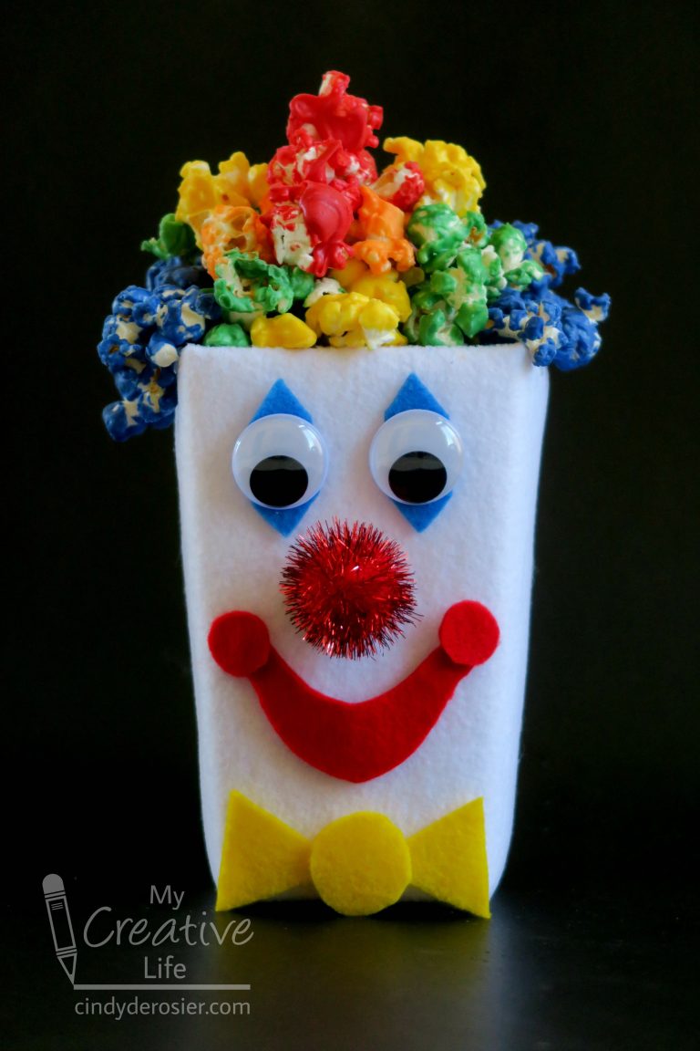 Popcorn Box Clown | Fun Family Crafts