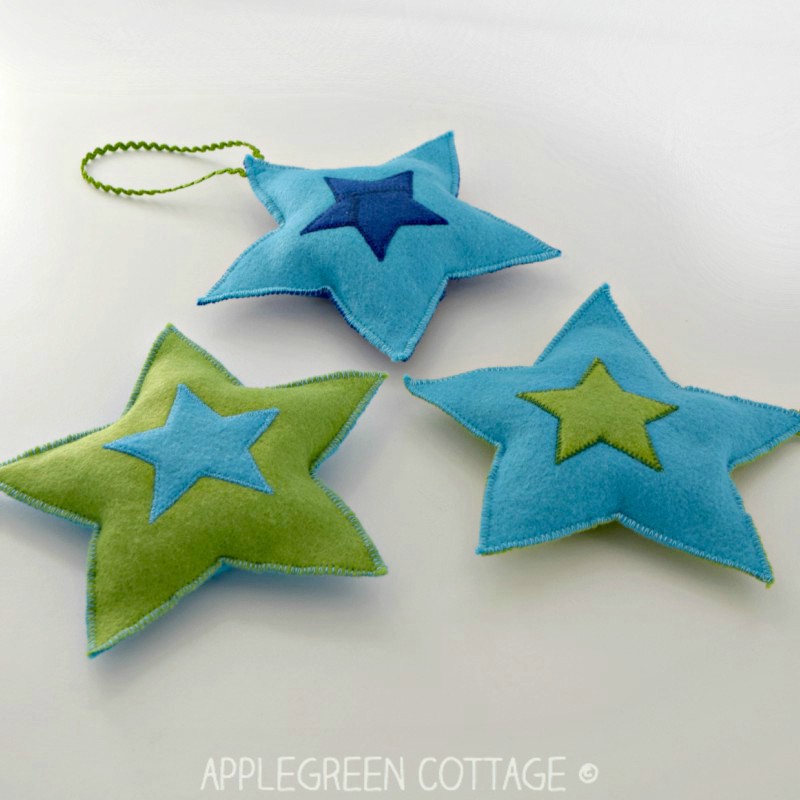 Felt Star Ornaments | Fun Family Crafts