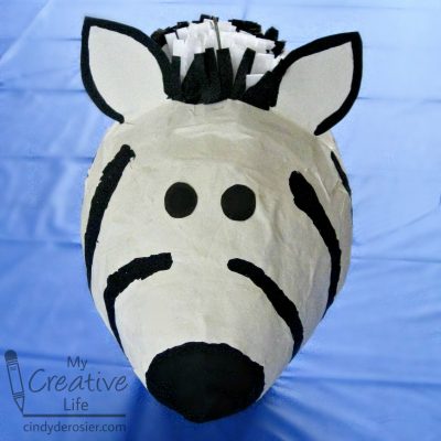 Zebra Pinata | Fun Family Crafts