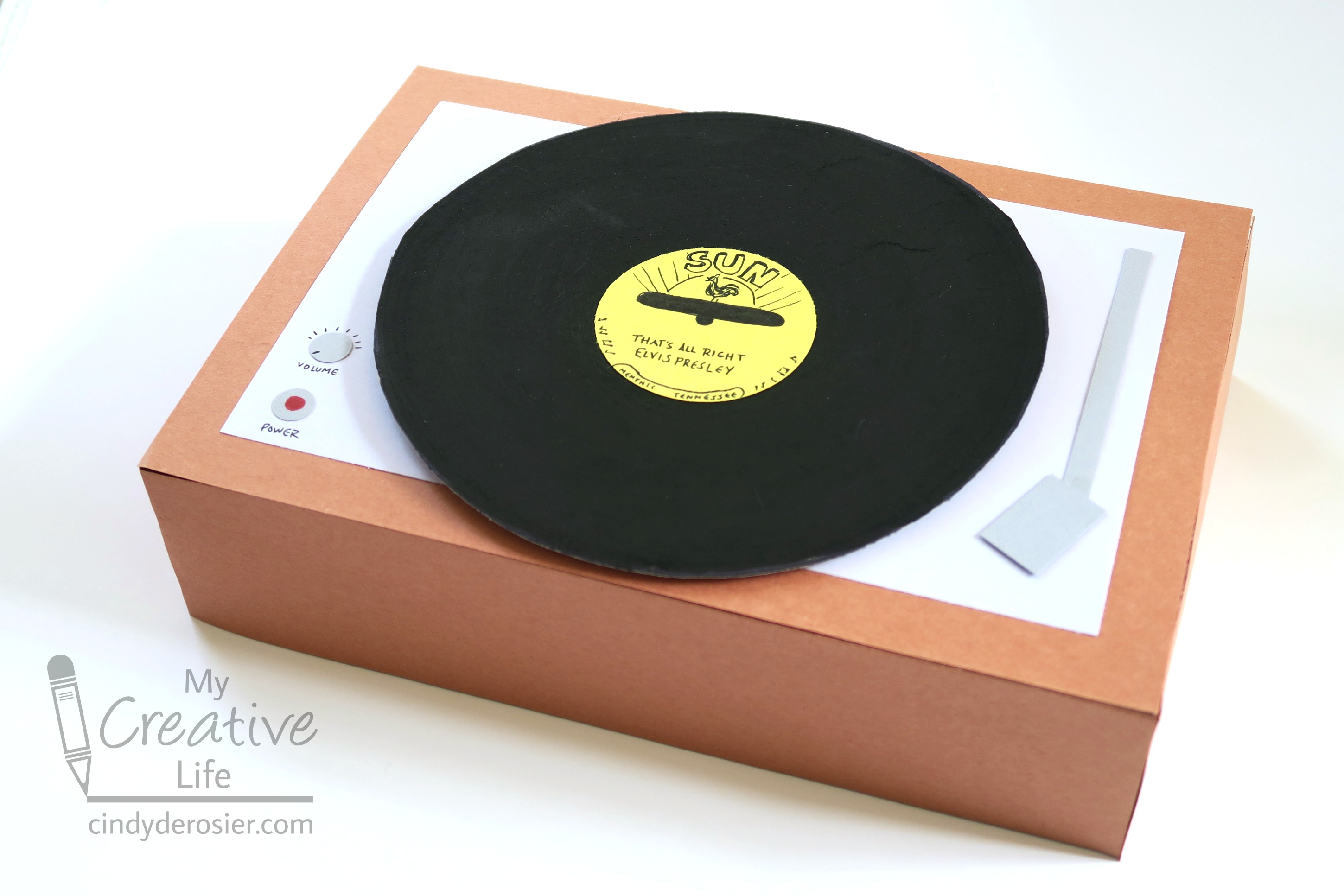 Cereal Box Record Player | Fun Family Crafts