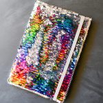 Mermaid Sequin Fabric Notebook | Fun Family Crafts