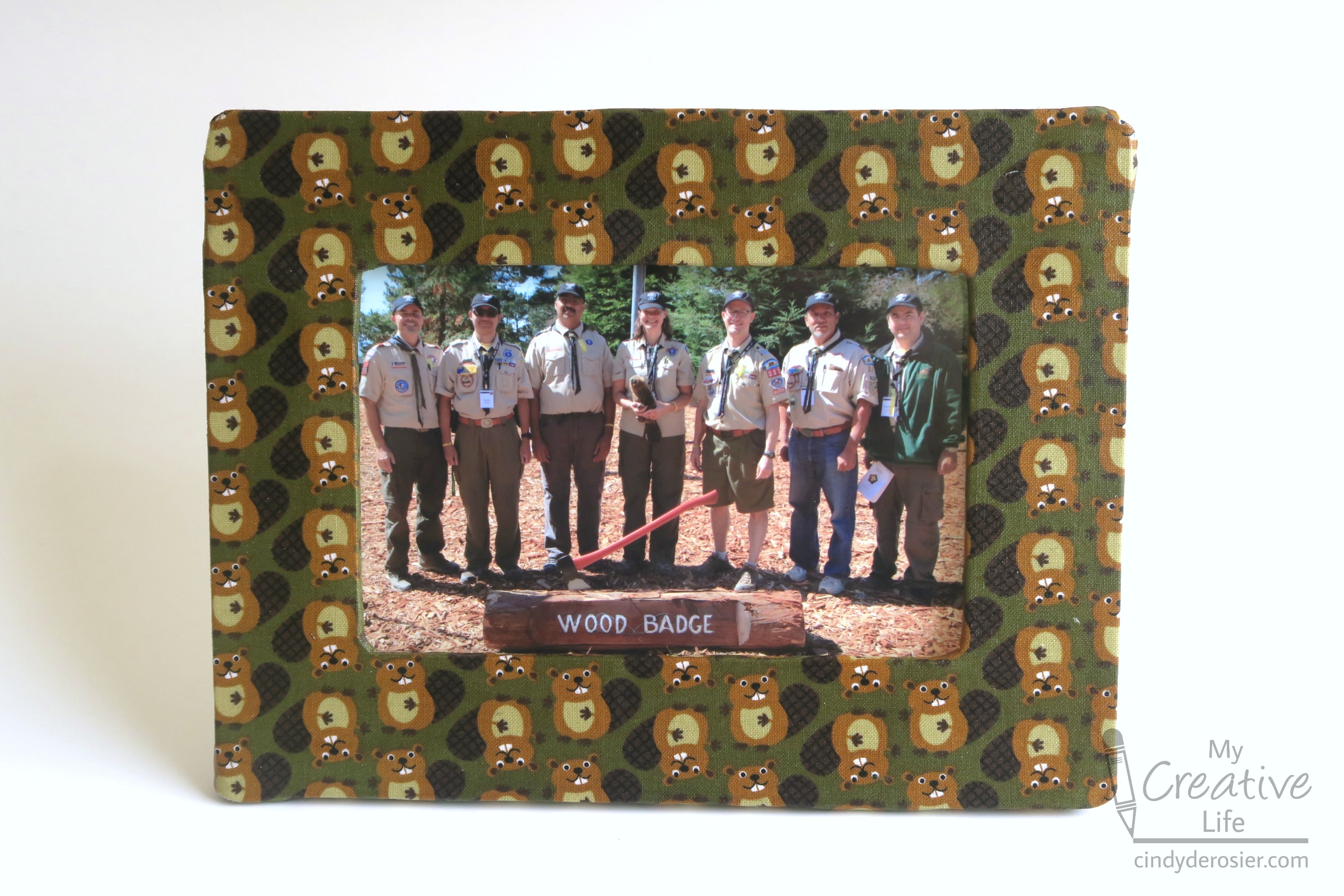Fabric Covered Frame | Fun Family Crafts