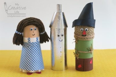 Cardboard Tube Tin Man | Fun Family Crafts