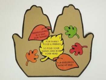 Handprint Thanksgiving Poem | Fun Family Crafts