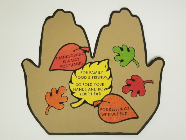 Handprint Thanksgiving Poem | Fun Family Crafts