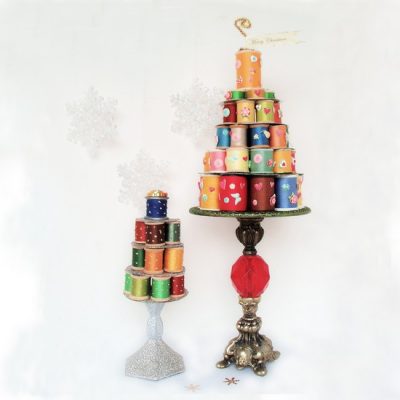 Whimsical Thread Spool Christmas Tree | Fun Family Crafts