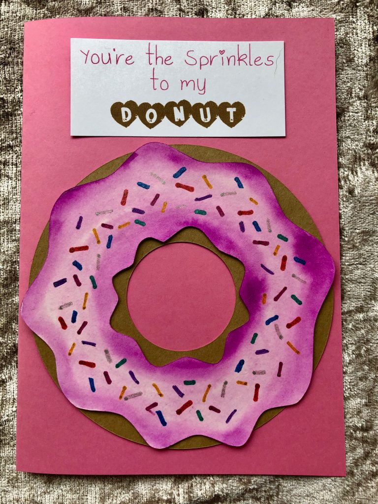 Donut Watercolor Valentines | Fun Family Crafts