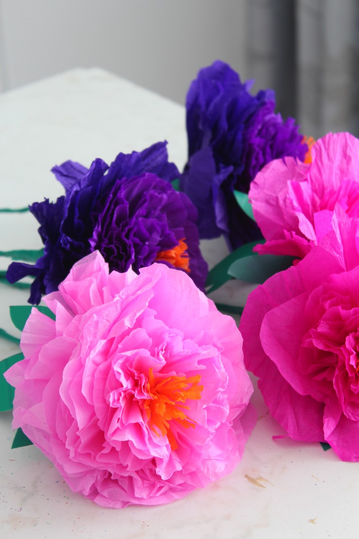 Paper Peonies | Fun Family Crafts
