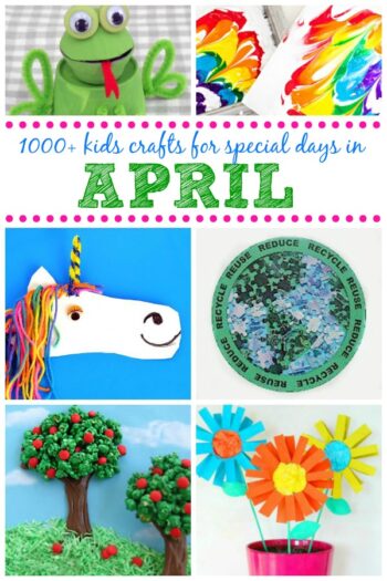 Kids Crafts for Special Days in April | Fun Family Crafts