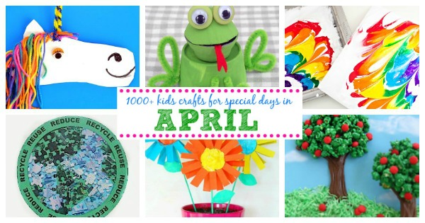Kids Crafts for Special Days in April | Fun Family Crafts