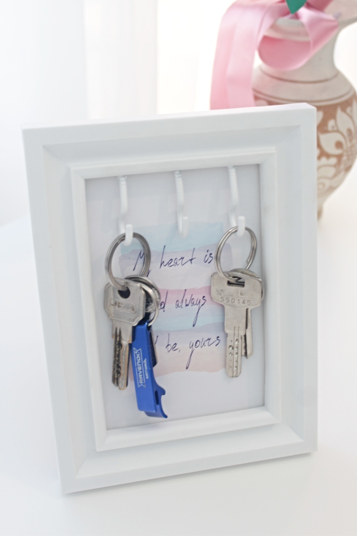 Frame Key Holder | Fun Family Crafts