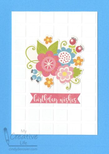Sticker Grid Greeting Cards | Fun Family Crafts