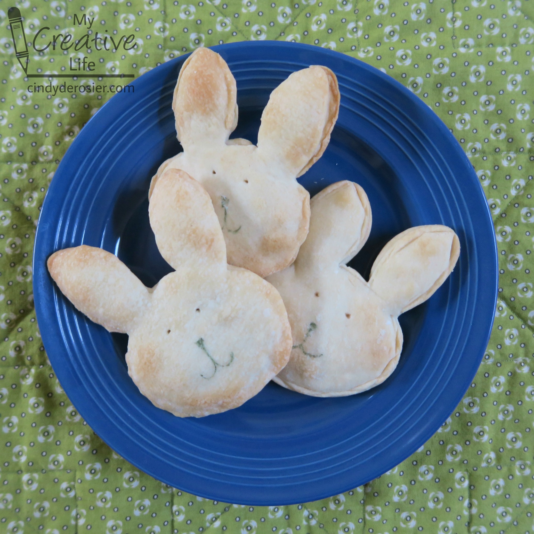 Bunny Raspberry Hand Pies | Fun Family Crafts