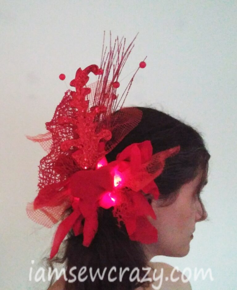 Glowing Fascinators Made With Light-Up Bracelets | Fun Family Crafts