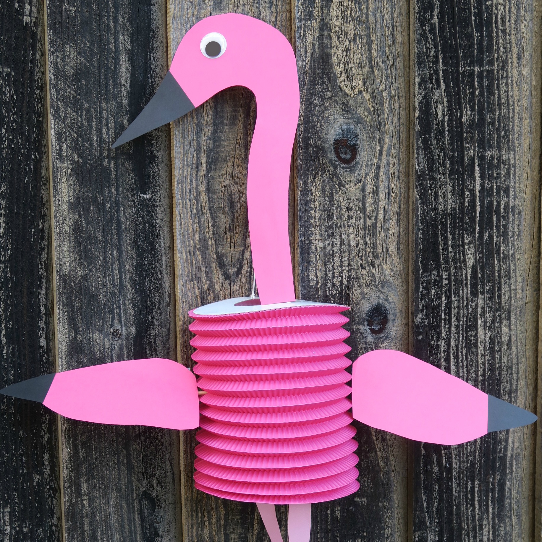 Accordion Flamingo Party Decoration | Fun Family Crafts