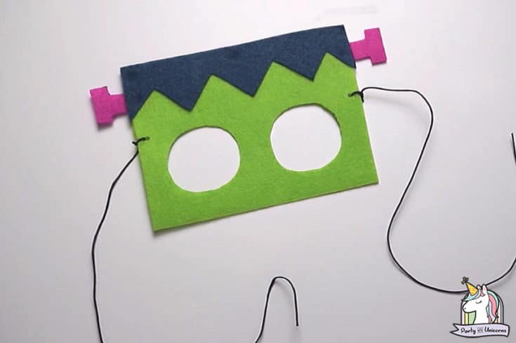 Felt Frankenstein Mask | Fun Family Crafts
