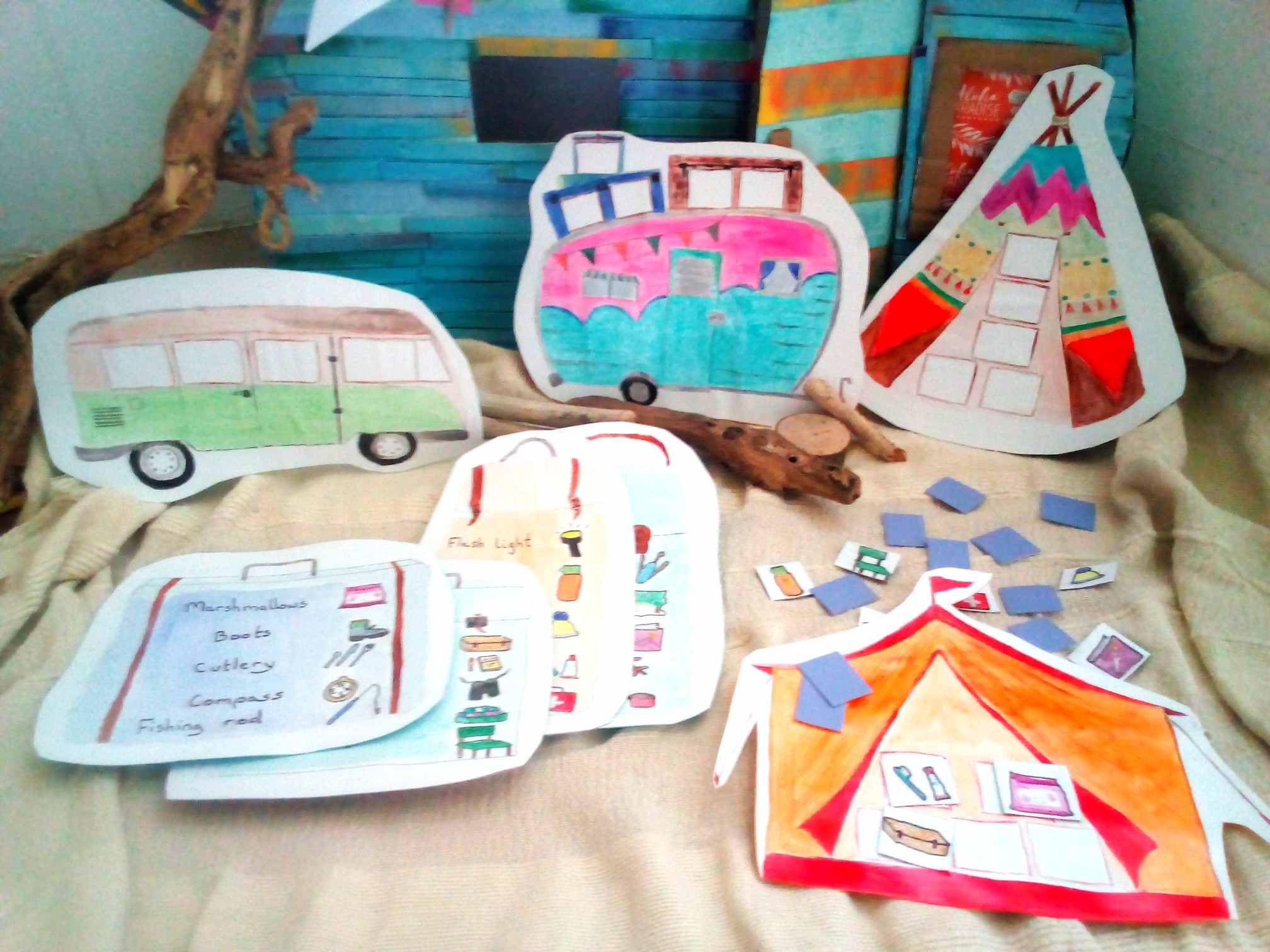 Camping Memory Game | Fun Family Crafts