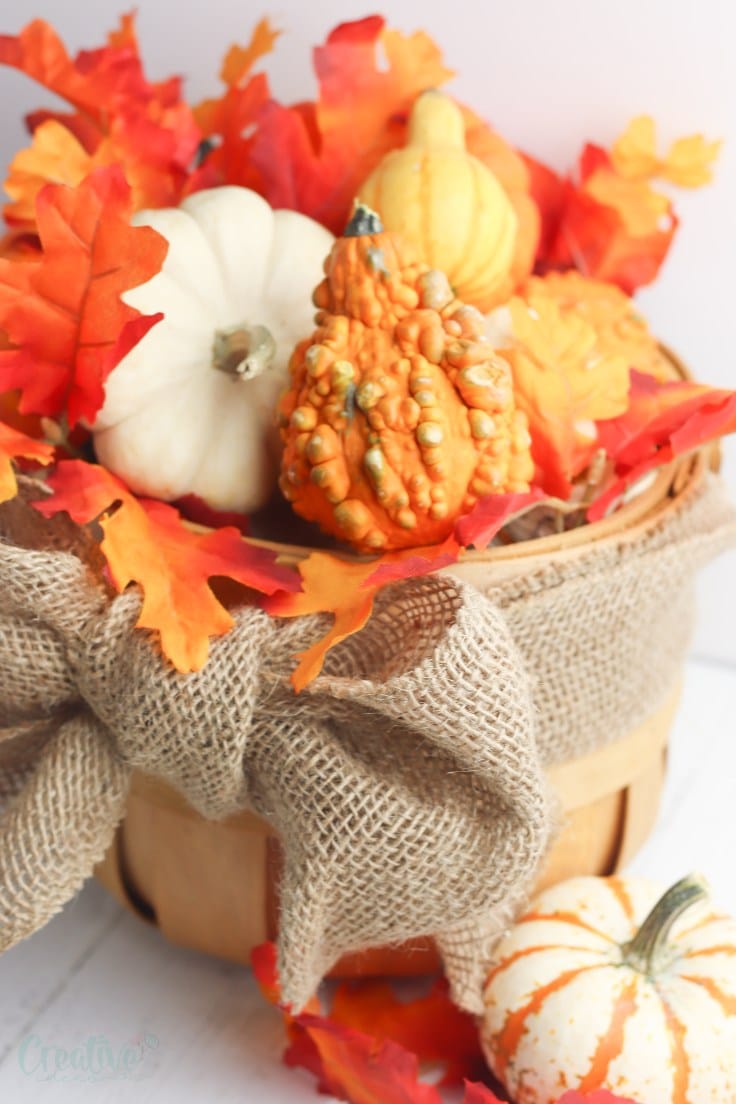 Decorative Fall Basket | Fun Family Crafts