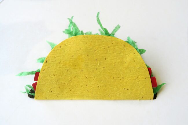 Paper Taco Craft | Fun Family Crafts