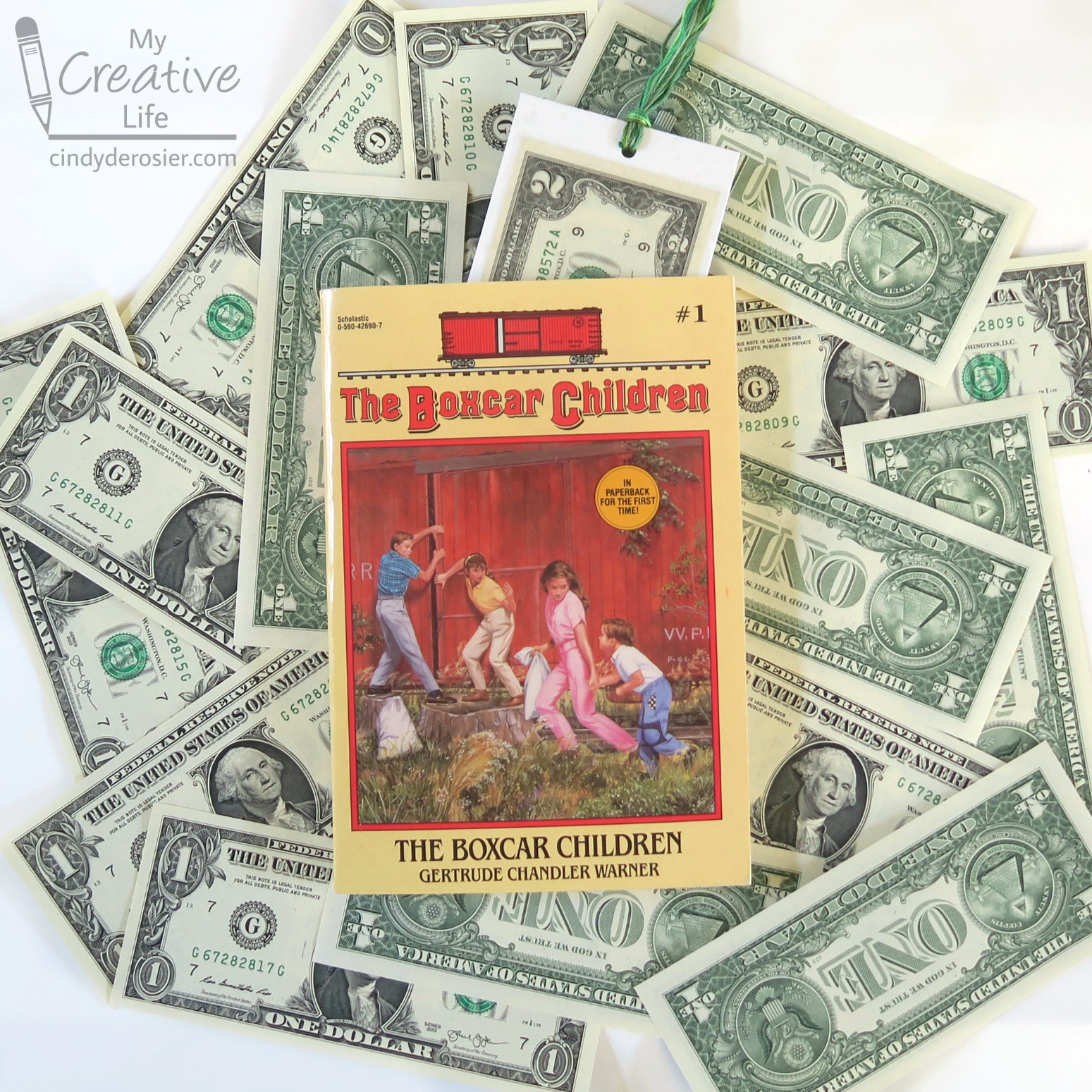 Money Bookmark Gift | Fun Family Crafts