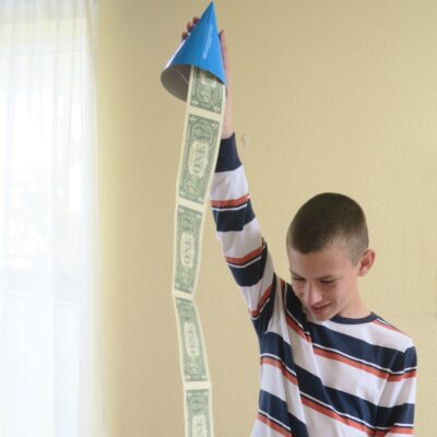 Party Hat Full of Money Gift | Fun Family Crafts