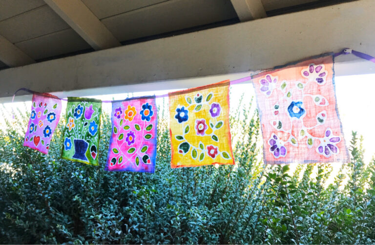 Batik Style Prayer Flags | Fun Family Crafts