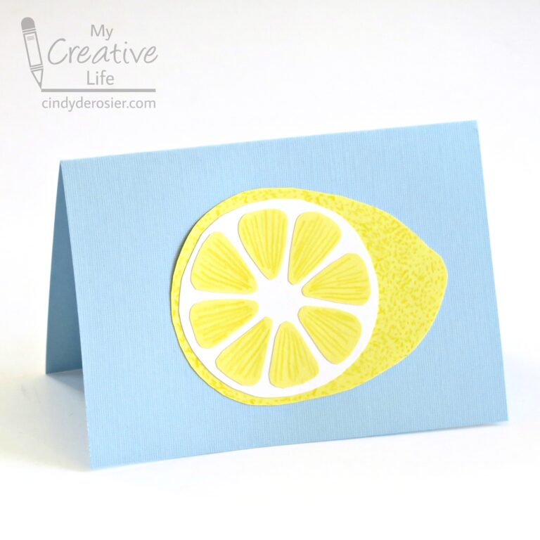 Lemon Card | Fun Family Crafts