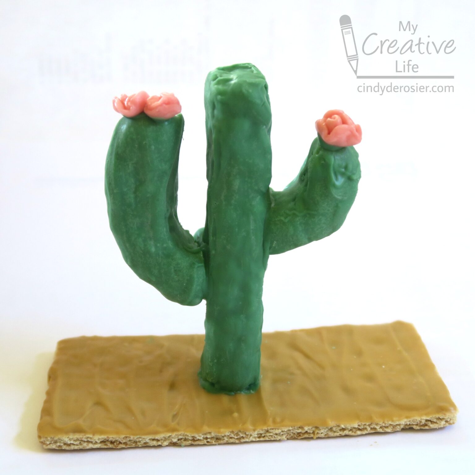 Rice Krispie Treat Cactus | Fun Family Crafts