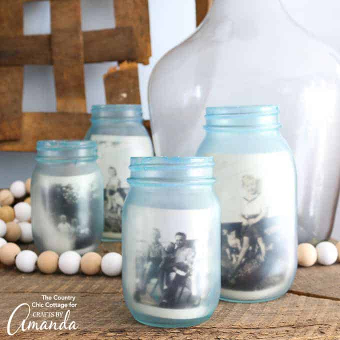 Mason Jar Photo Frame | Fun Family Crafts
