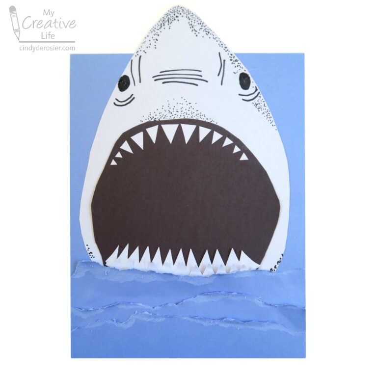 Shark Crafts & Activities for Kids: ocean themed shark crafts