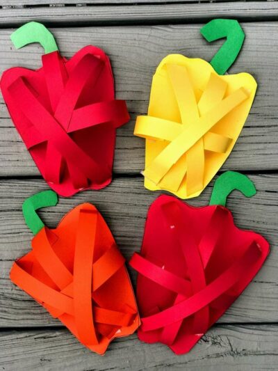 Pop-Up Paper Peppers | Fun Family Crafts