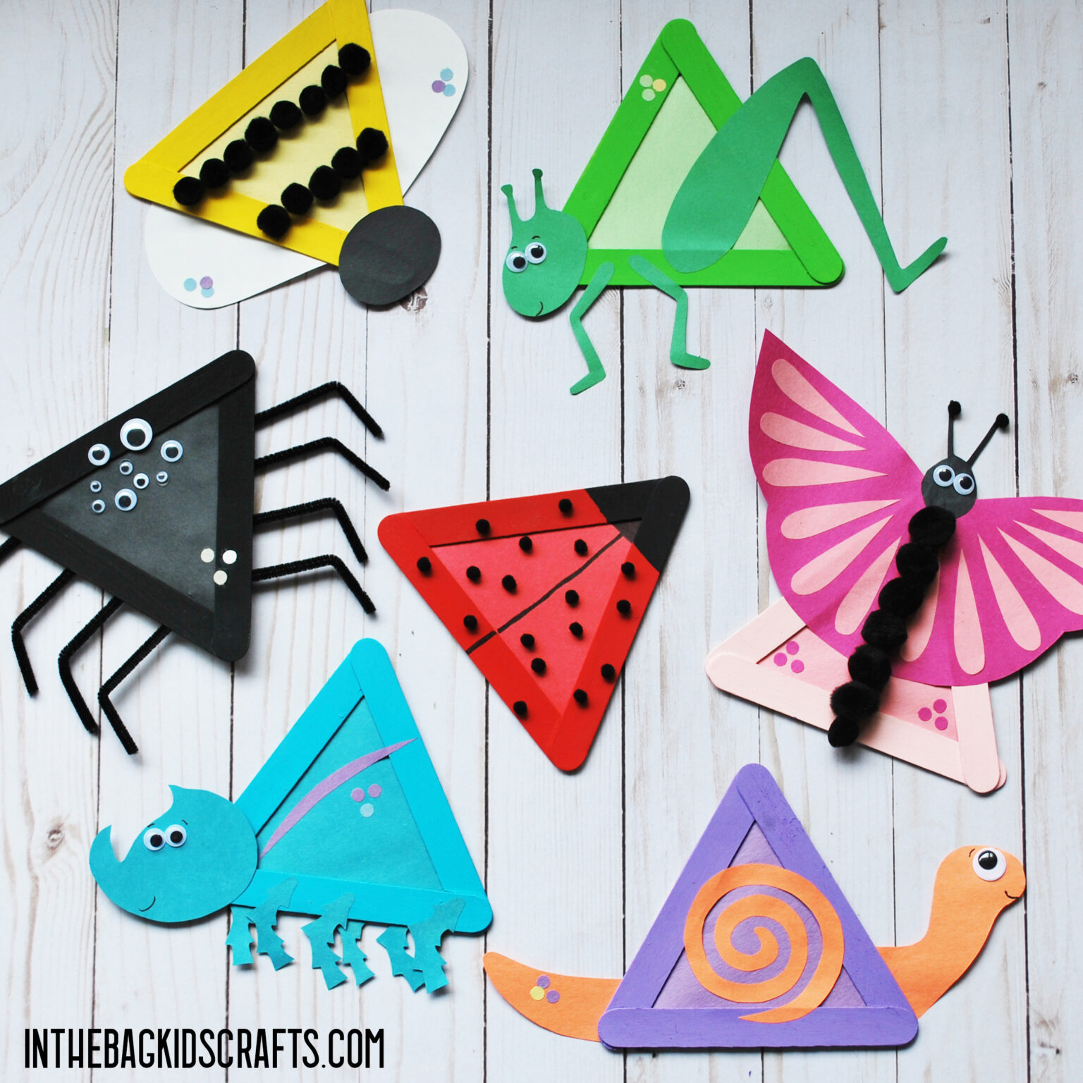 Colorful Craft Stick Insects | Fun Family Crafts