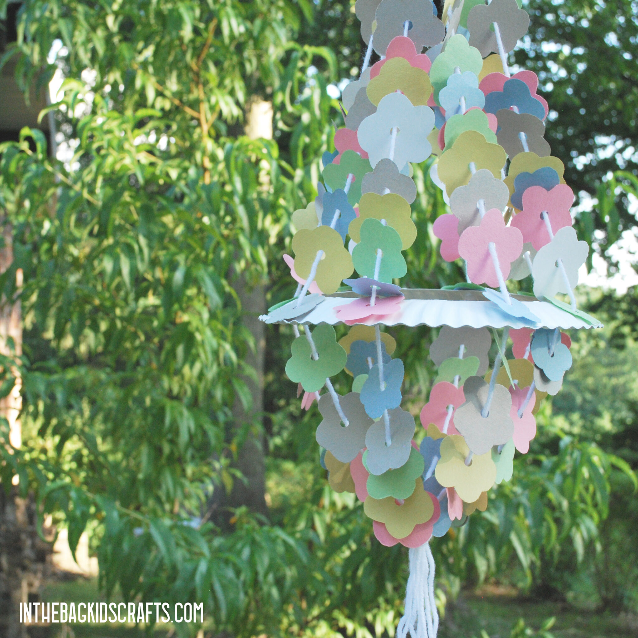 Paper Chandelier | Fun Family Crafts