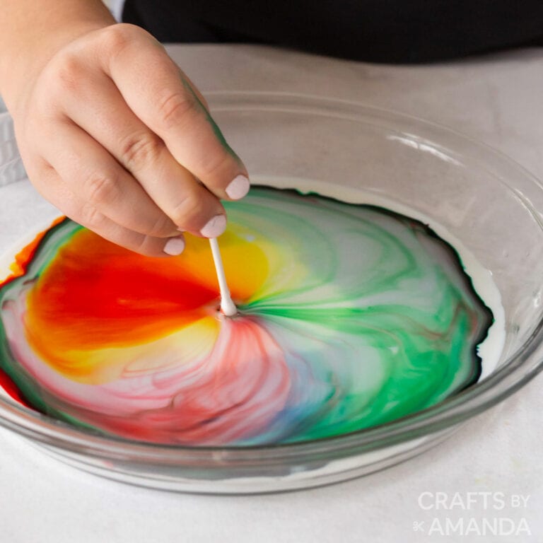 Colorful Milk Experiment | Fun Family Crafts