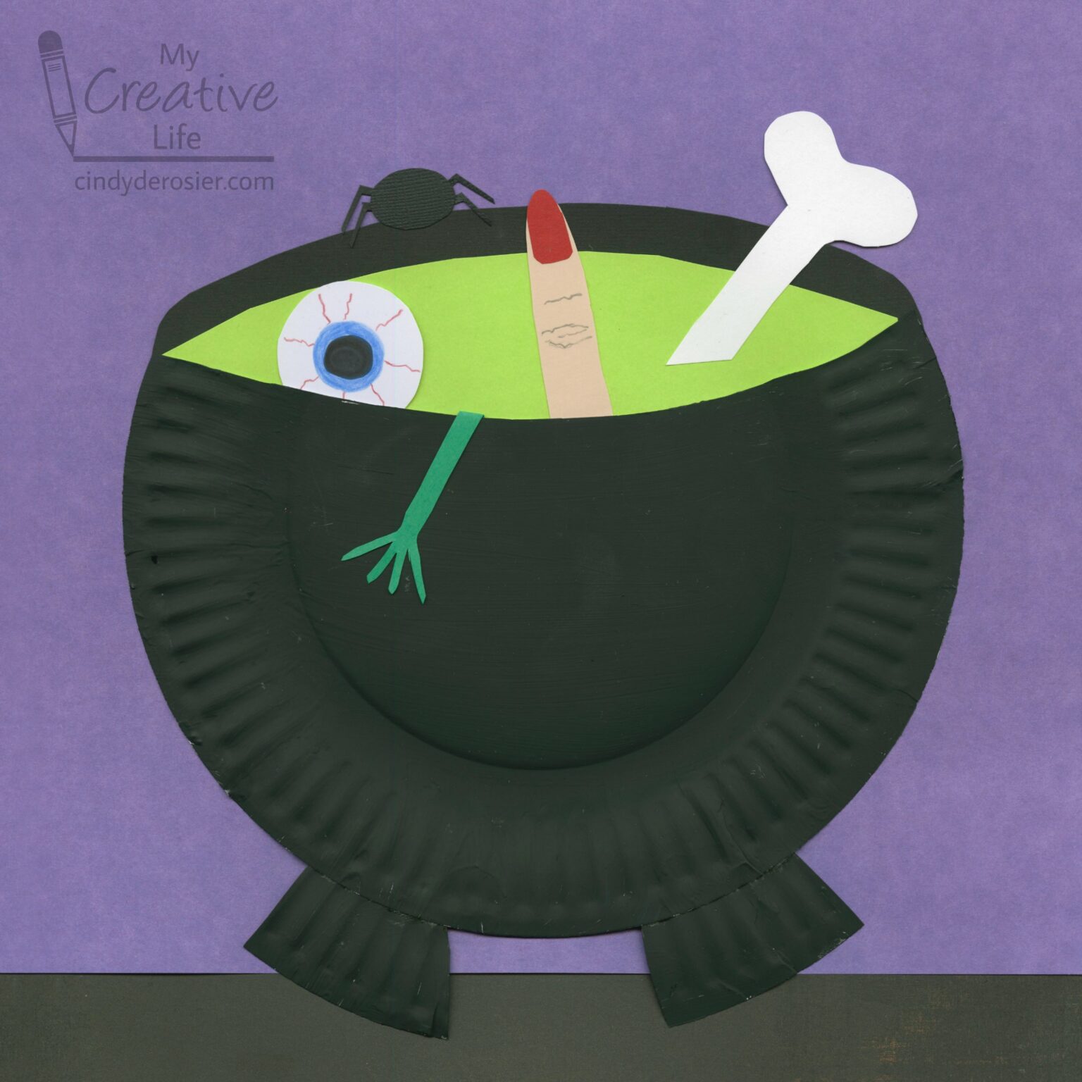 Paper Plate Cauldron | Fun Family Crafts