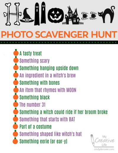 Halloween Photo Scavenger Hunt | Fun Family Crafts