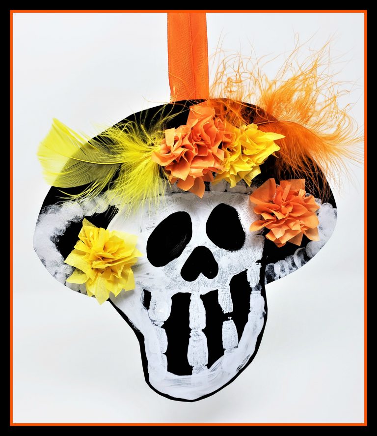 Handprint Calavera | Fun Family Crafts
