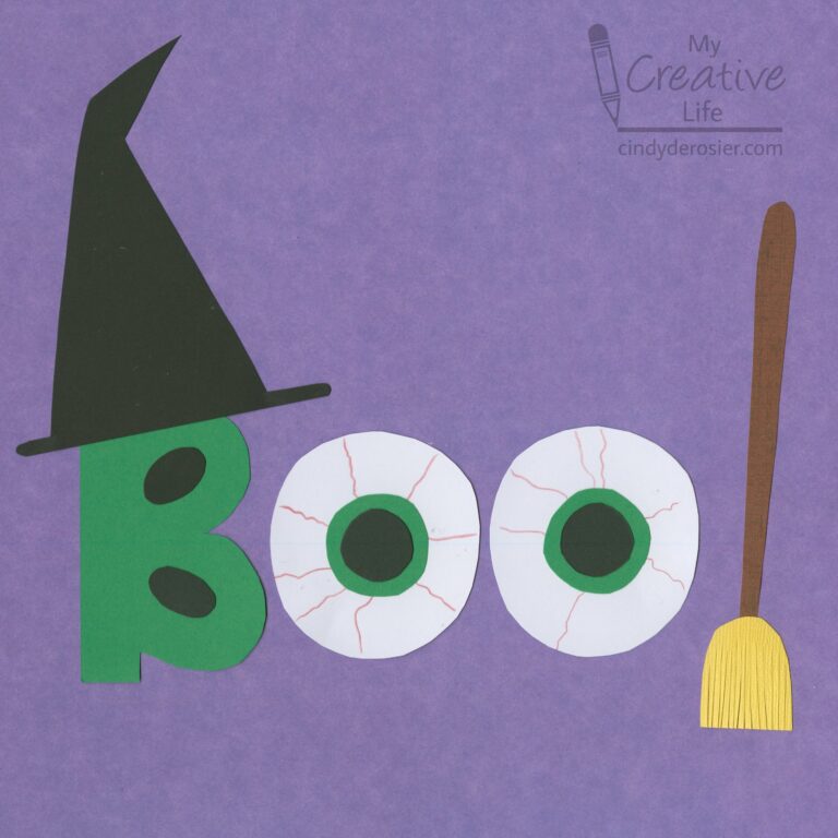 Boo! Eyeball Art | Fun Family Crafts