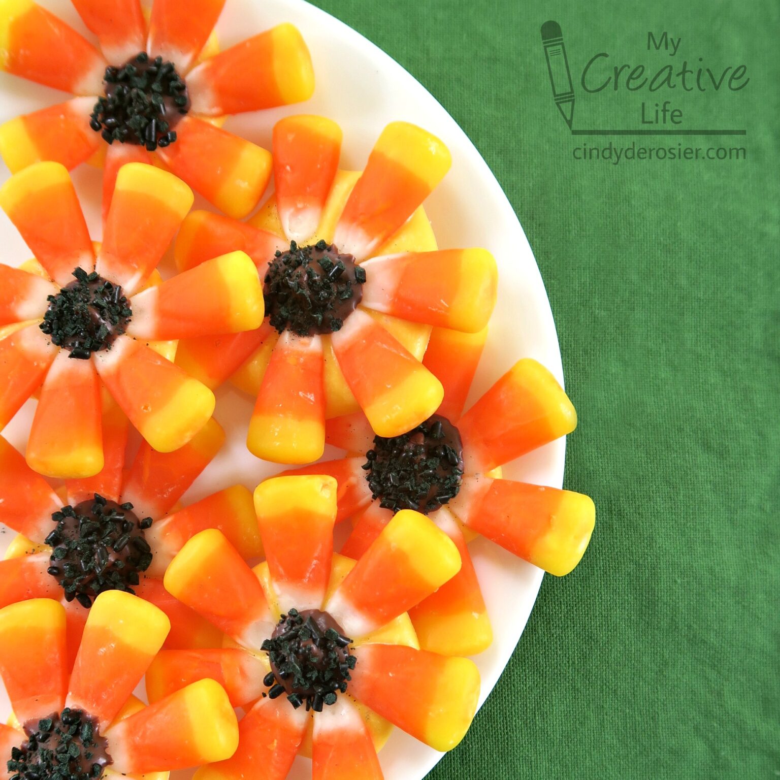 Candy Corn Black-Eyed Susans | Fun Family Crafts