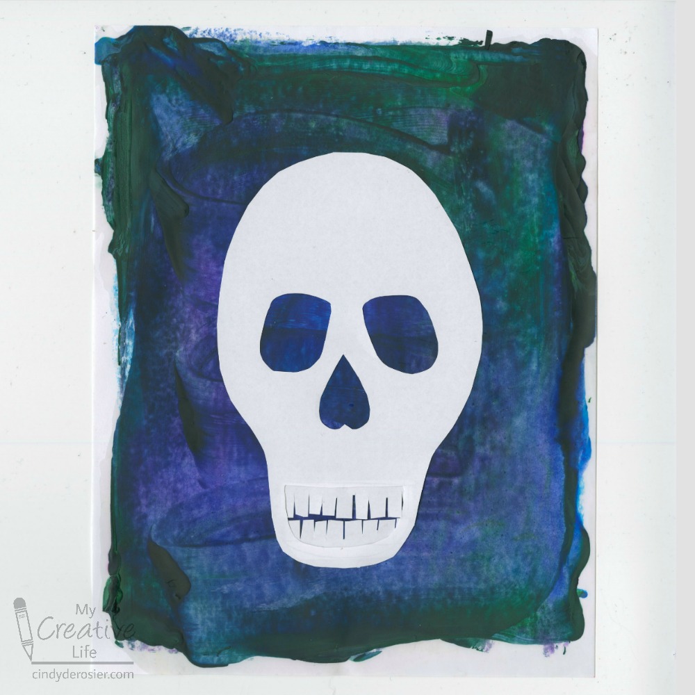 Crayon Melt Skull | Fun Family Crafts