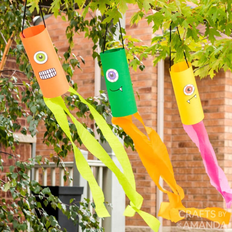 Monster Wind Socks | Fun Family Crafts