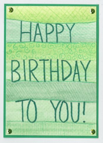 Watercolor Birthday Card | Fun Family Crafts