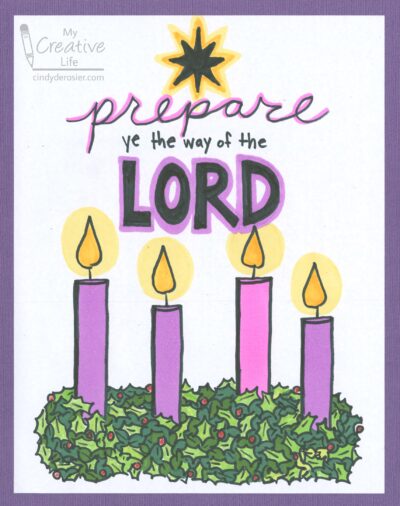 How to Draw an Advent Wreath | Fun Family Crafts