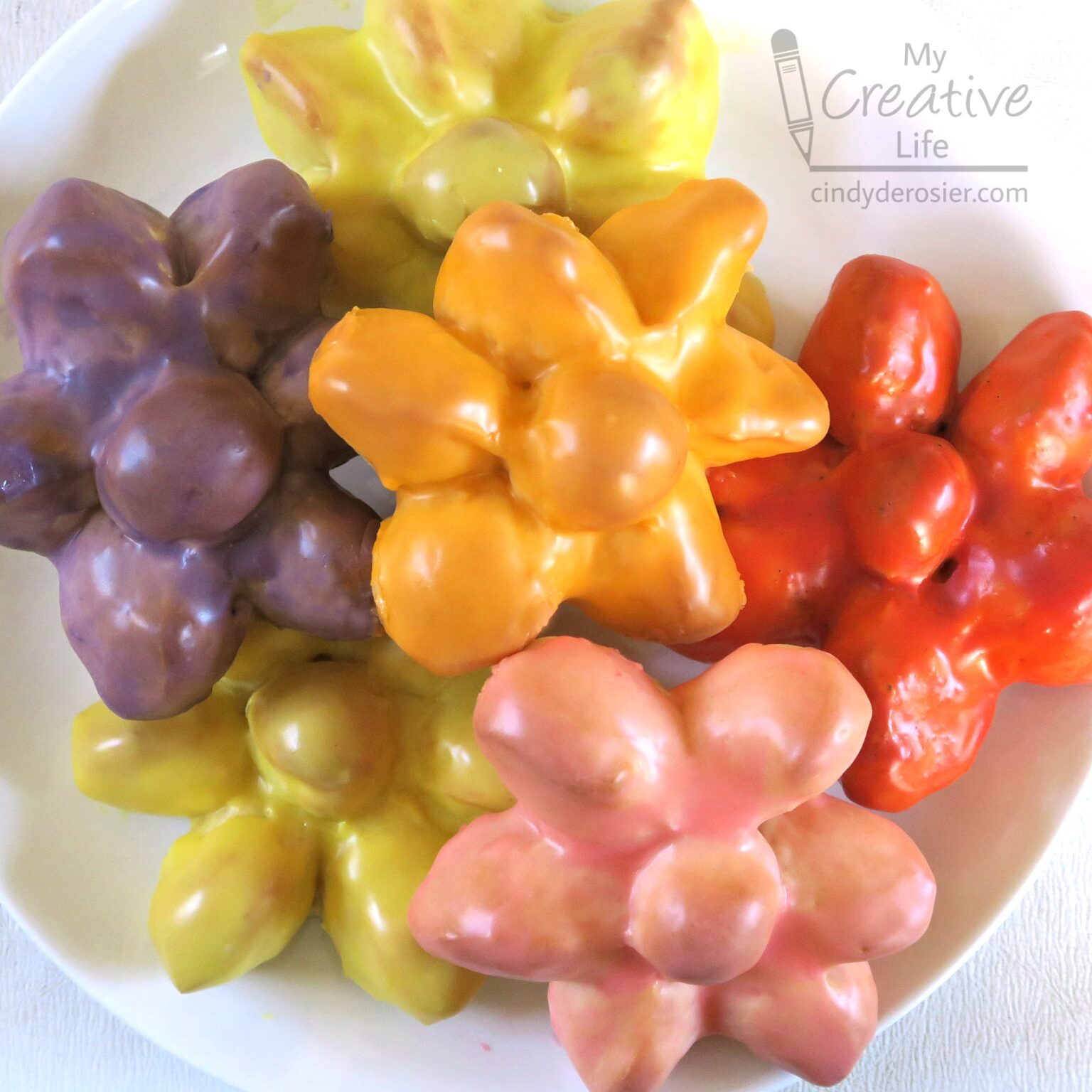 Glazed Flower Rolls | Fun Family Crafts