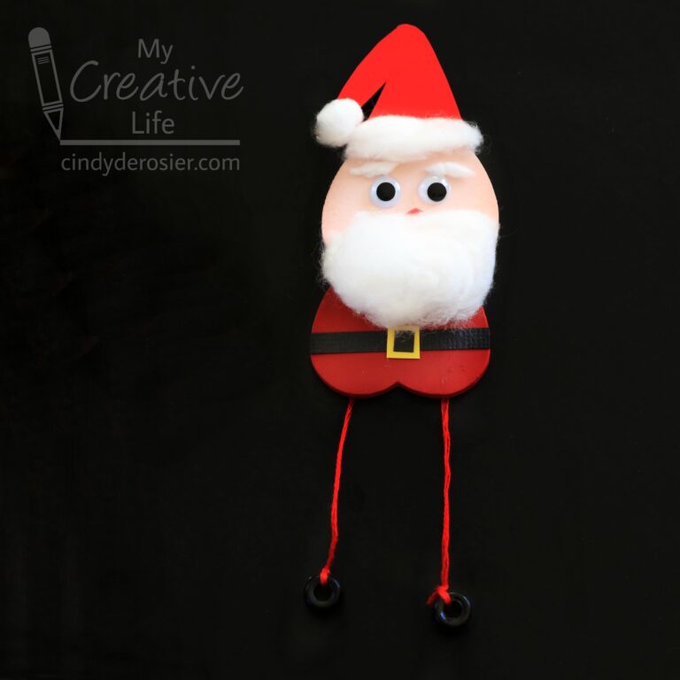 Heart Santa Magnet | Fun Family Crafts