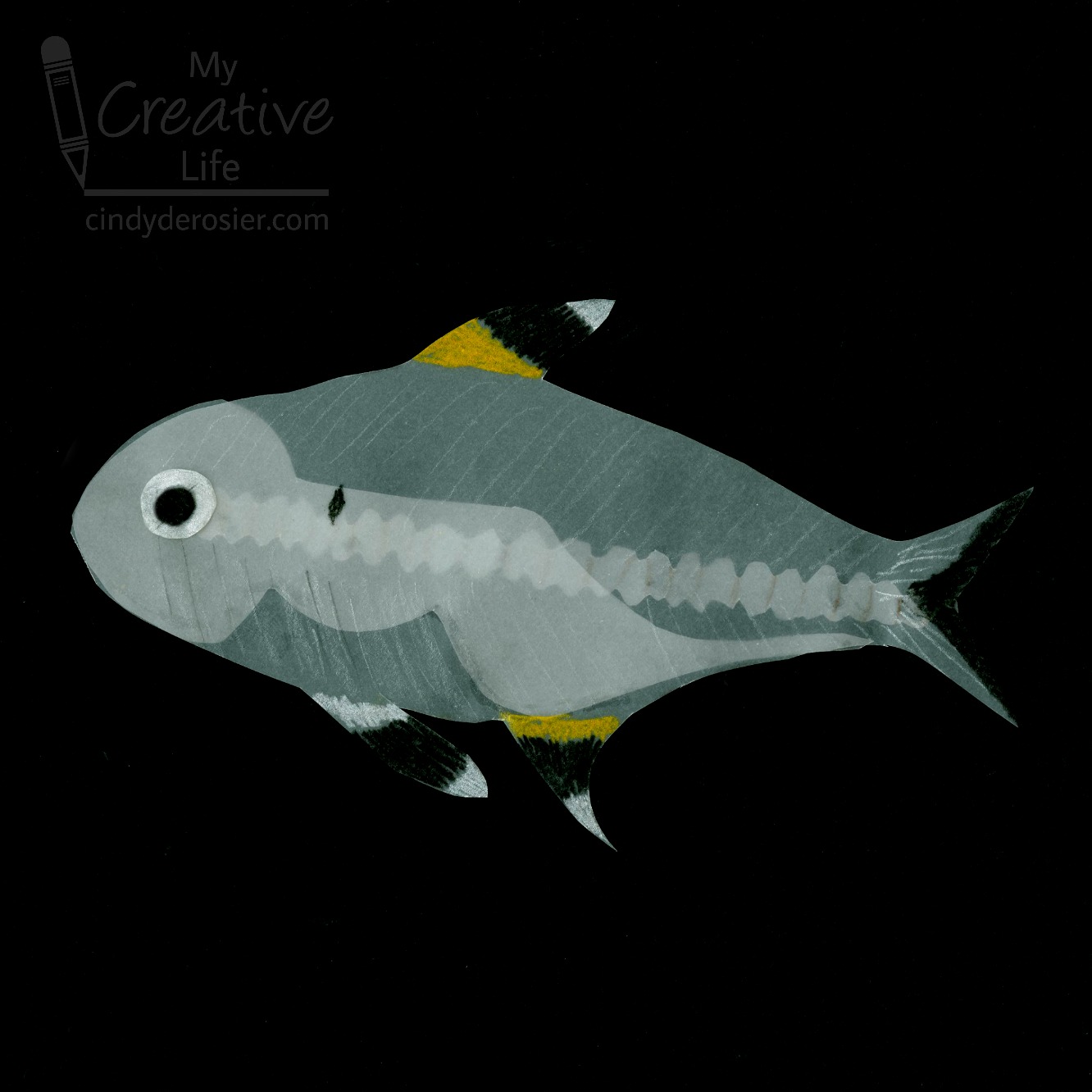 X is for X-Ray Fish | Fun Family Crafts