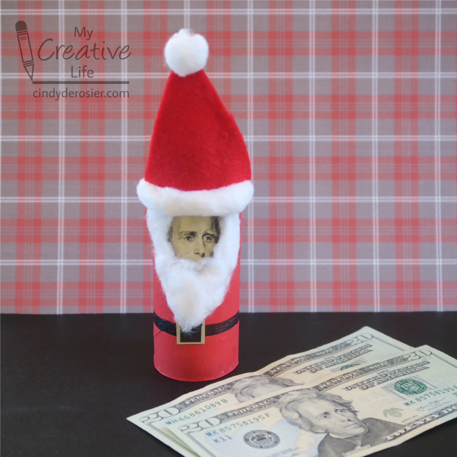 Hidden Money Santa | Fun Family Crafts